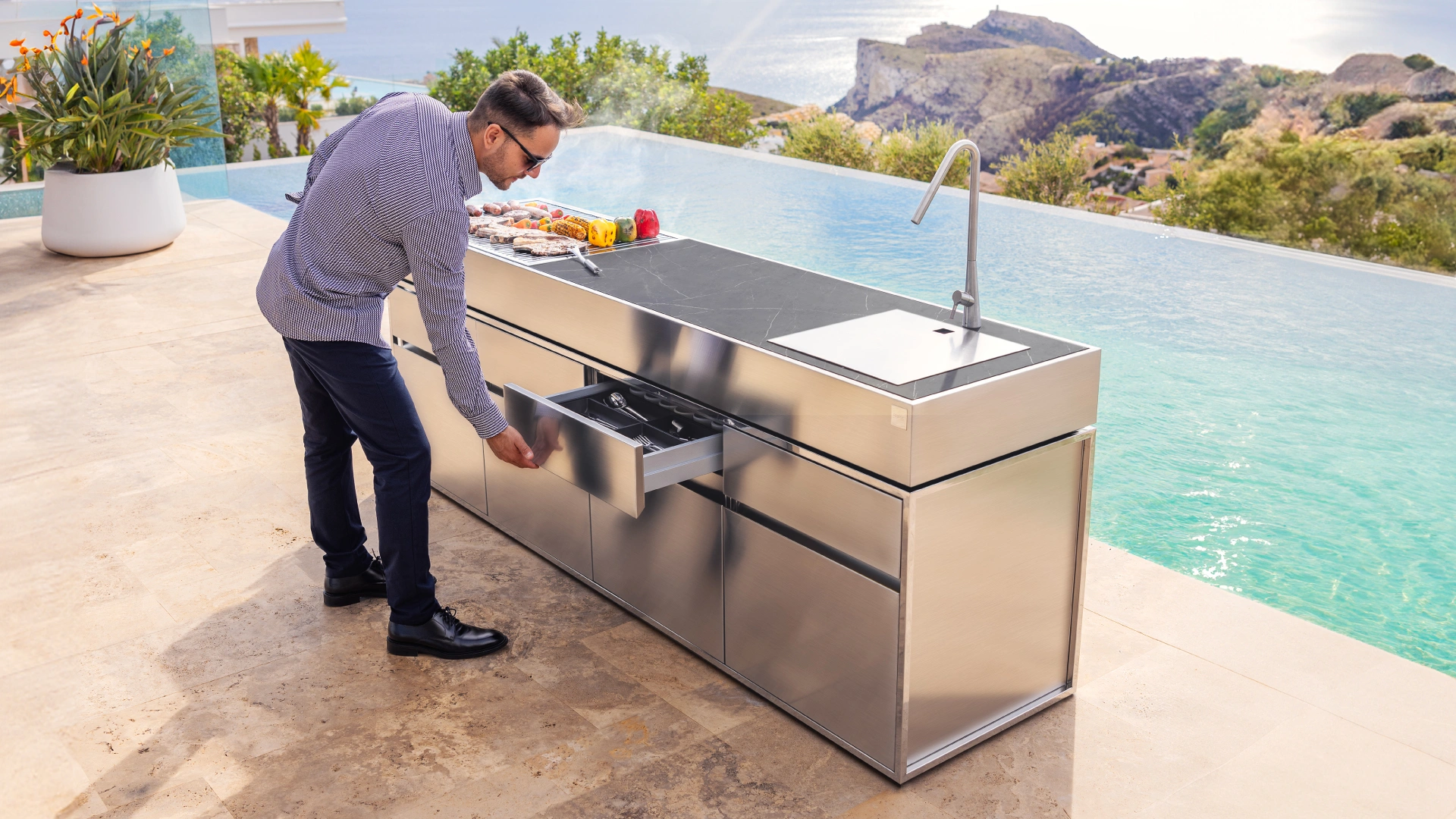 SENSATIONAL Stainless Steel Outdoor Kitchen ≫ COCOA